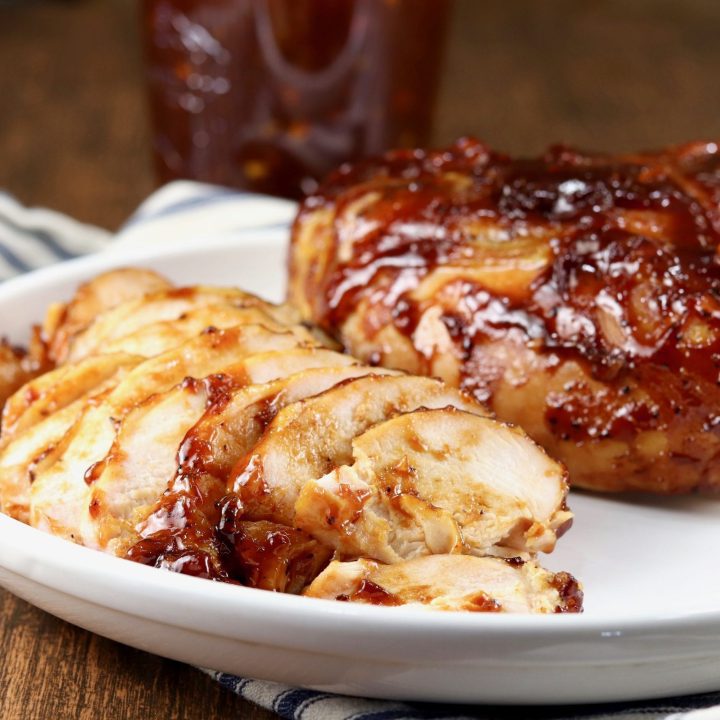 Grilled BBQ Chicken {with quick brine} - Out Grilling