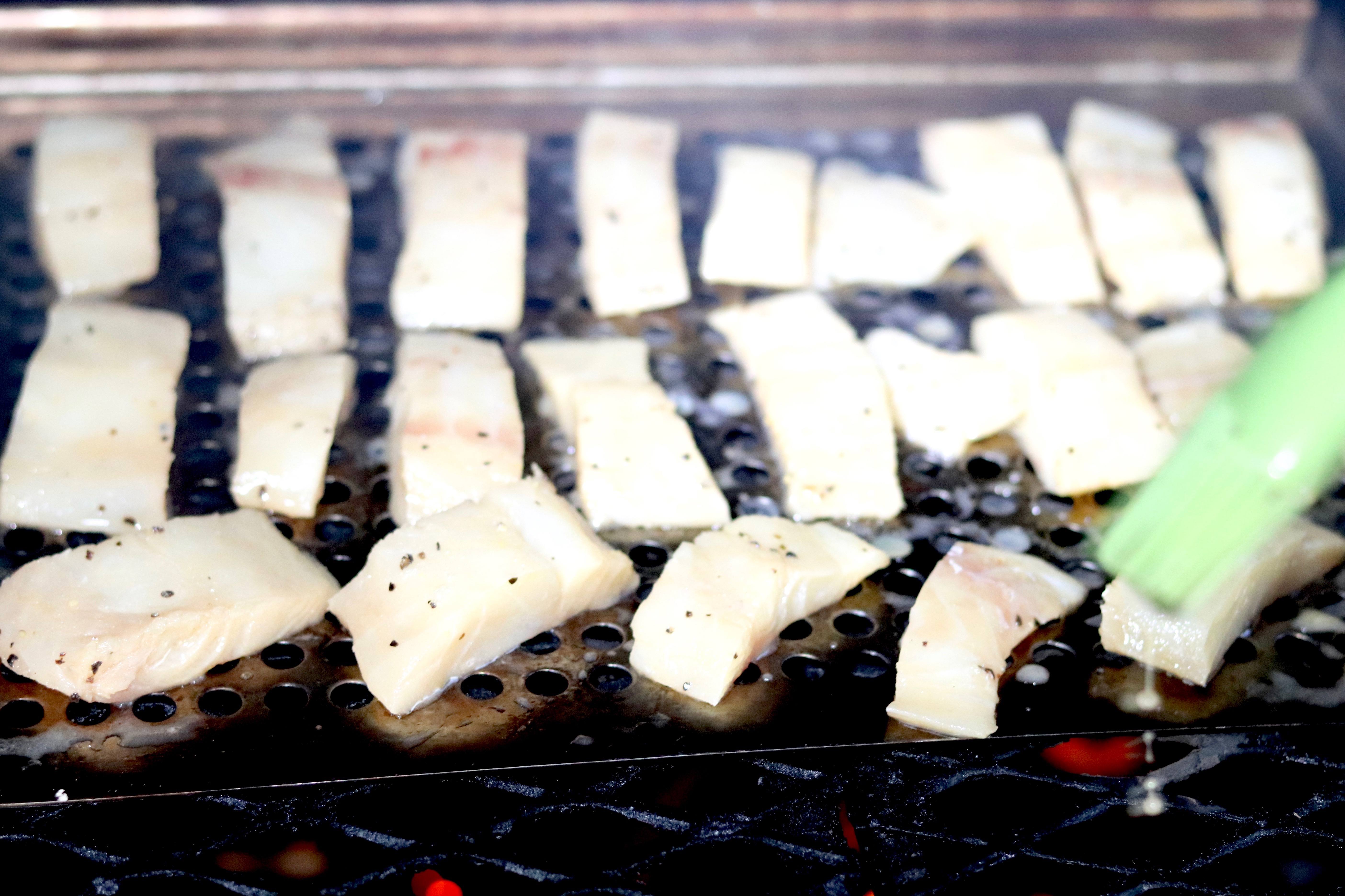 Grilled Cod Recipe {with Garlic Glaze} - Out Grilling