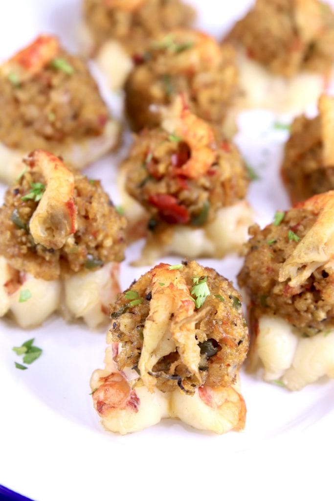 Stuffed Shrimp Recipe {Grilled or Baked} - Out Grilling