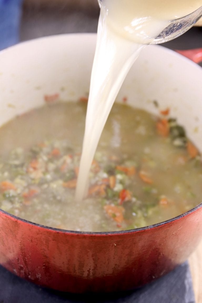 Smoked Turkey Gumbo {with Smoked Sausage & Shrimp} - Out Grilling