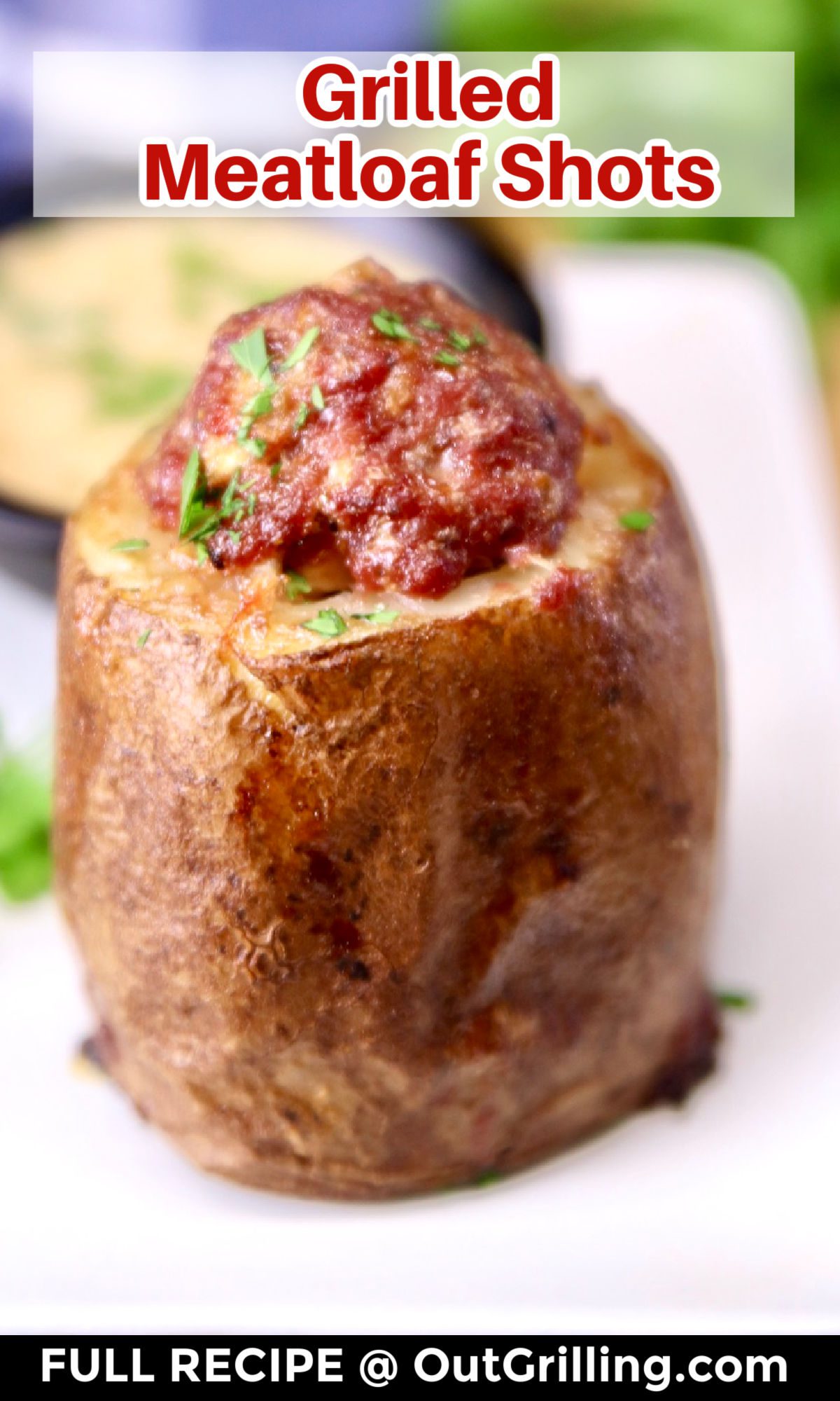 Grilled Meatloaf Shots - Out Grilling