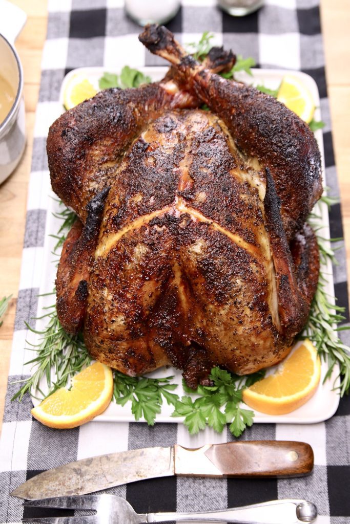 Grilled Turkey (with Quick Brine) - Out Grilling