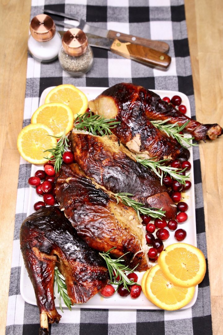 Molasses Mustard Turkey - Out Grilling