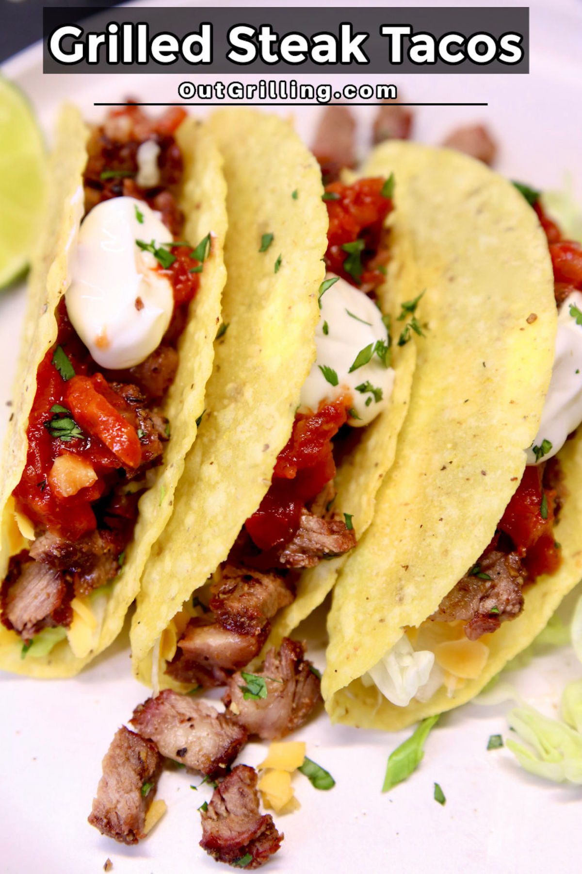 Grilled Steak Tacos - Out Grilling