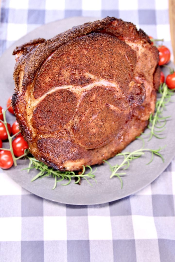 Smoked Cane Syrup Ham - Out Grilling