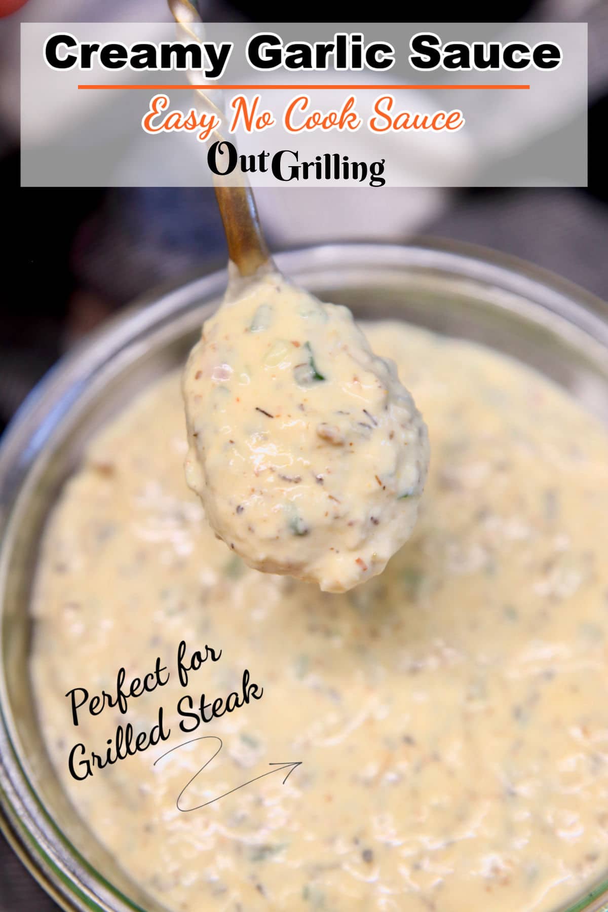 Garlic Cream Sauce - Out Grilling