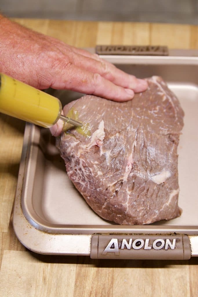 Roast Beef with Mustard Marinade - Out Grilling