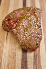 Roast Beef with Mustard Marinade - Out Grilling