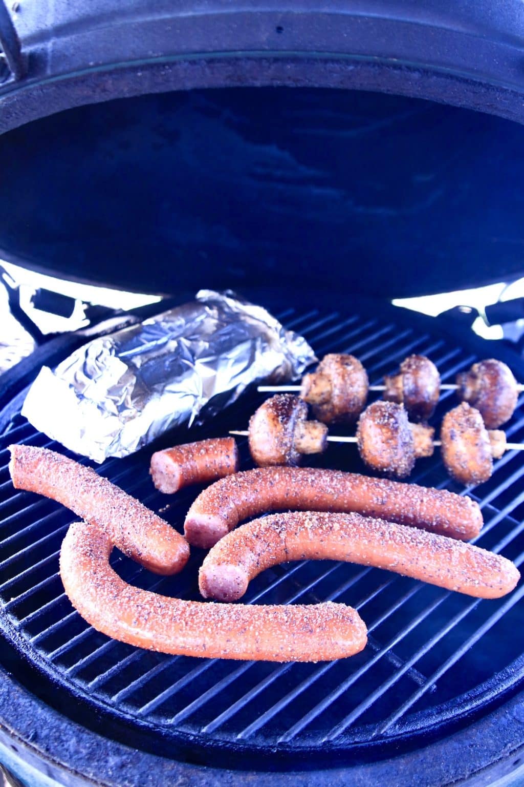 Grilled Smoked Sausage - Out Grilling