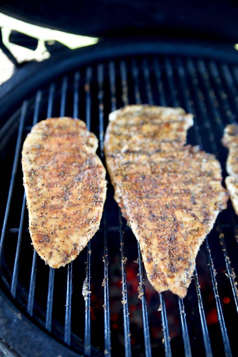 Grilled Parmesan Chicken - Out Grilling