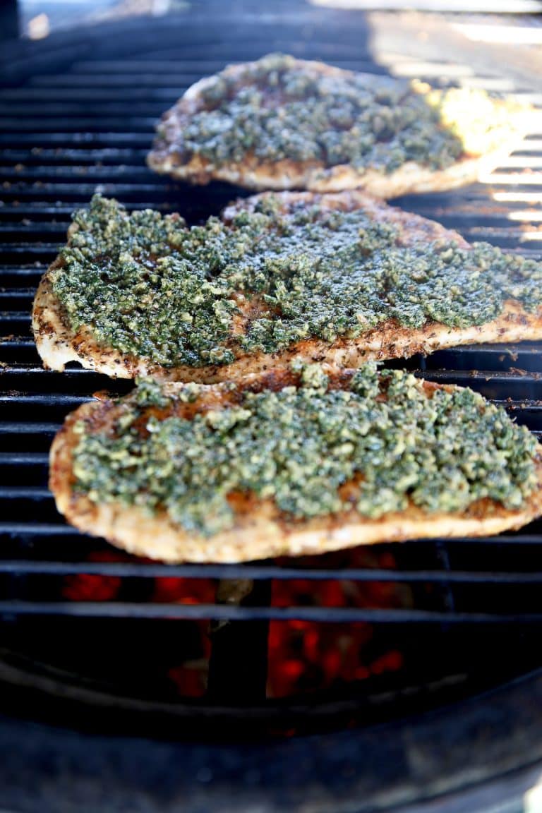 Grilled Parmesan Chicken - Out Grilling
