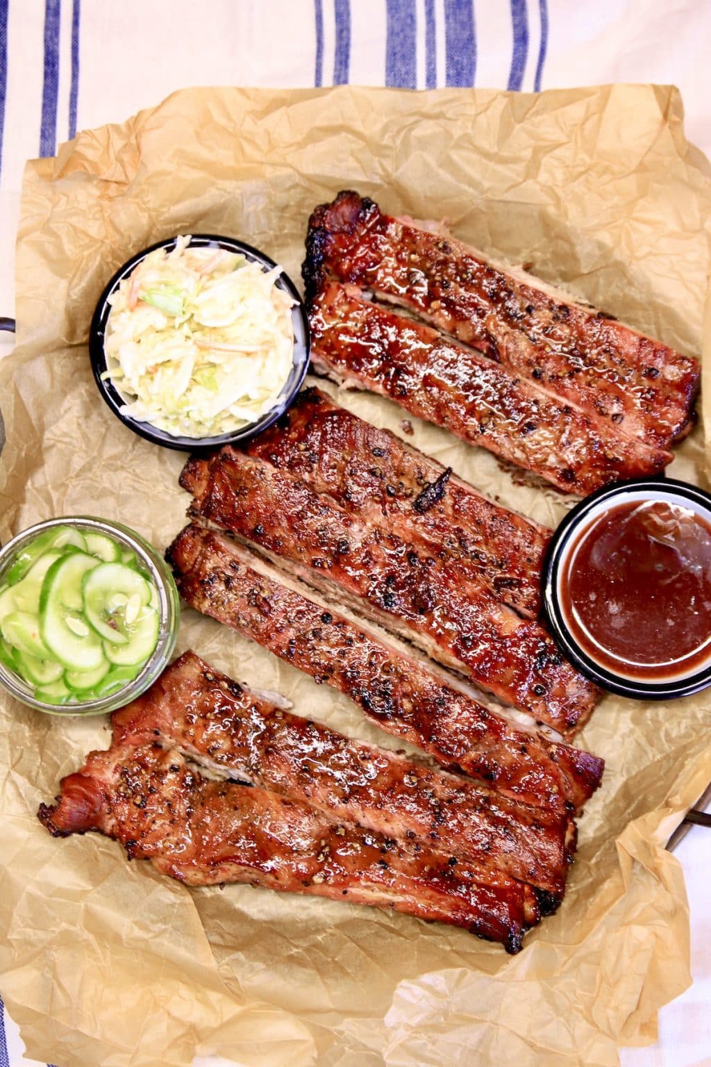 Plum Glazed Ribs - Out Grilling