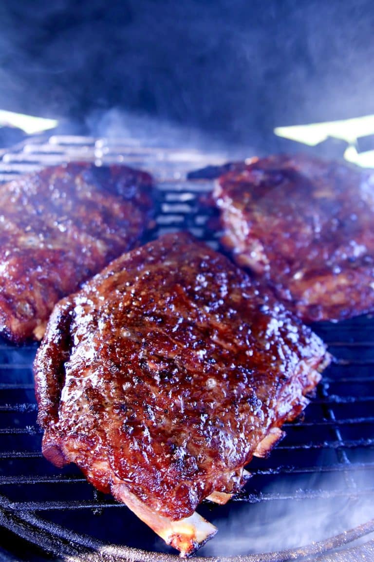 Plum Glazed Ribs - Out Grilling