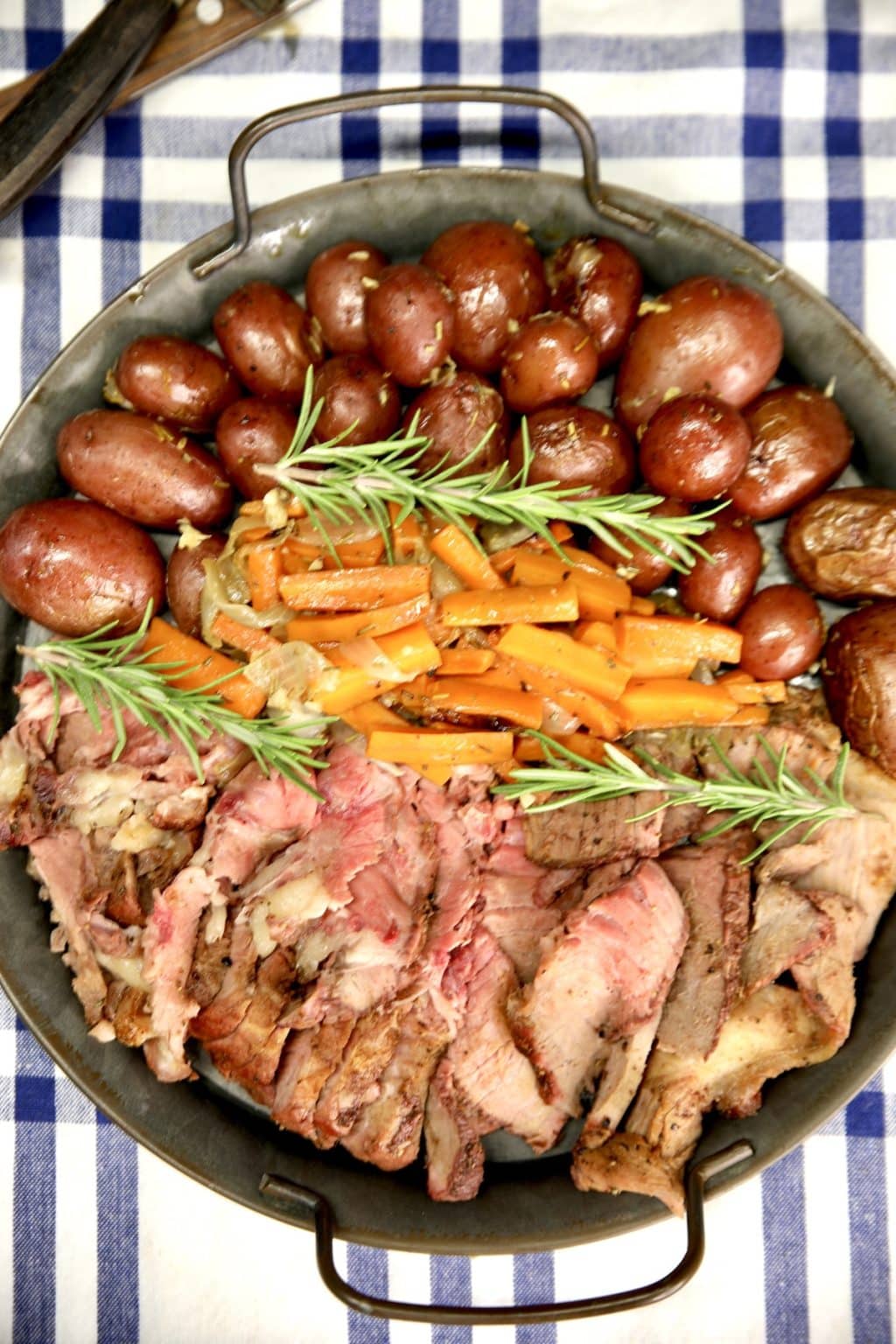 Grilled Roast Beef with Vegetables - Out Grilling