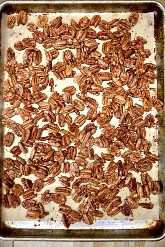 Smoked Candied Pecans - Out Grilling