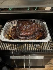 How to Cook Smoked Brisket Point Recipe - Out Grilling