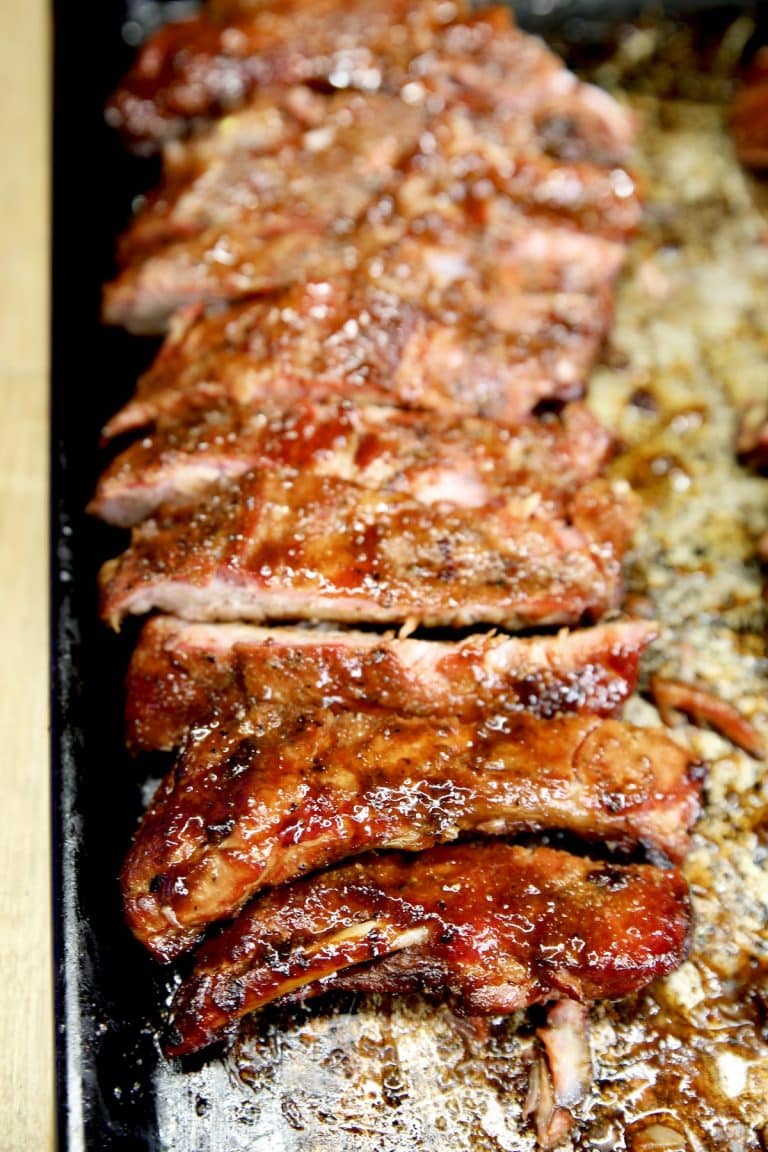 Blackberry BBQ Ribs - Out Grilling