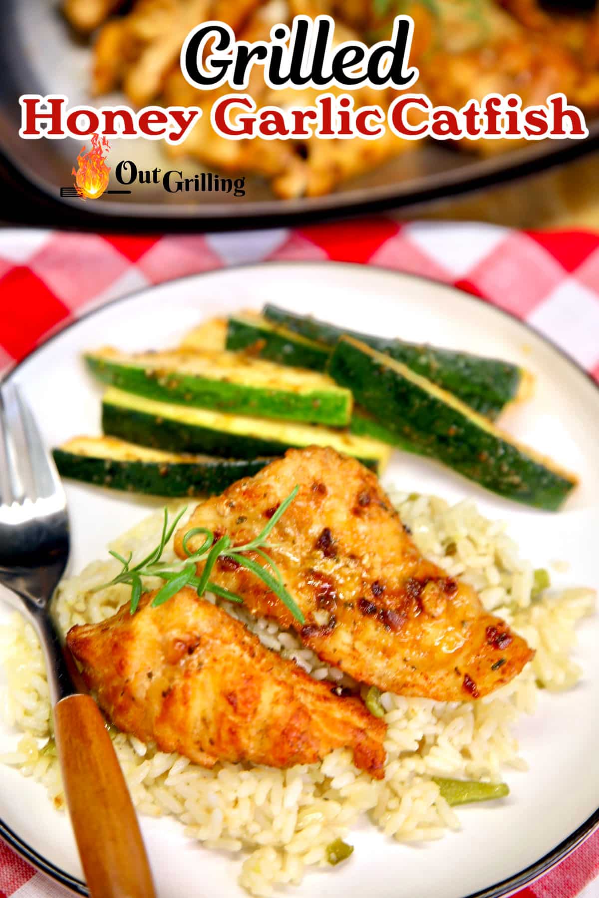 Honey Garlic Catfish - Out Grilling