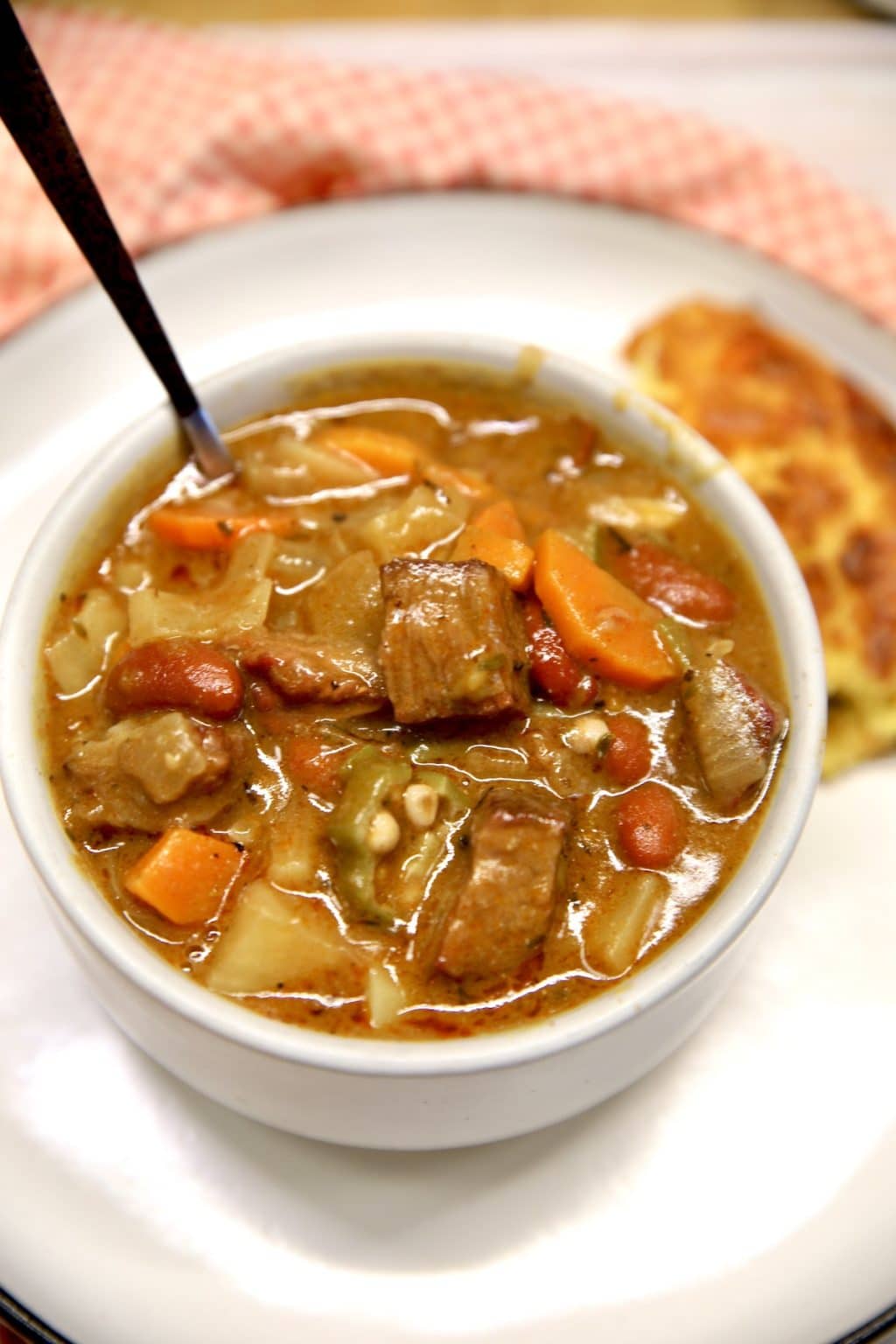 Smoked Beef Stew - Out Grilling