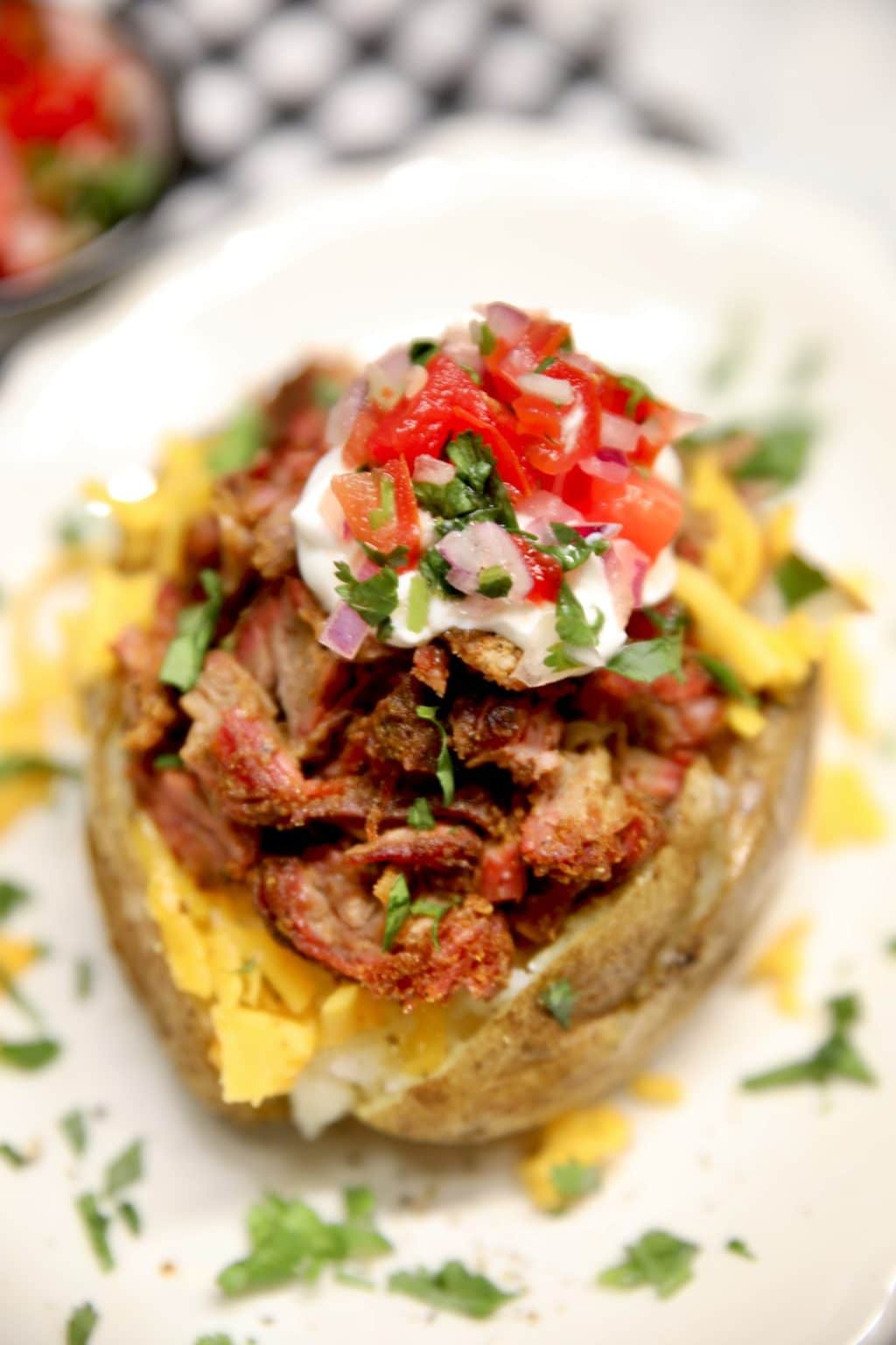 Short Rib Baked Potatoes Recipe (Loaded Baked Potatoes) - Out Grilling