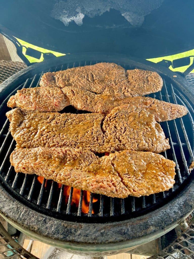 Grilled Cube Steak and Gravy Recipe - Out Grilling