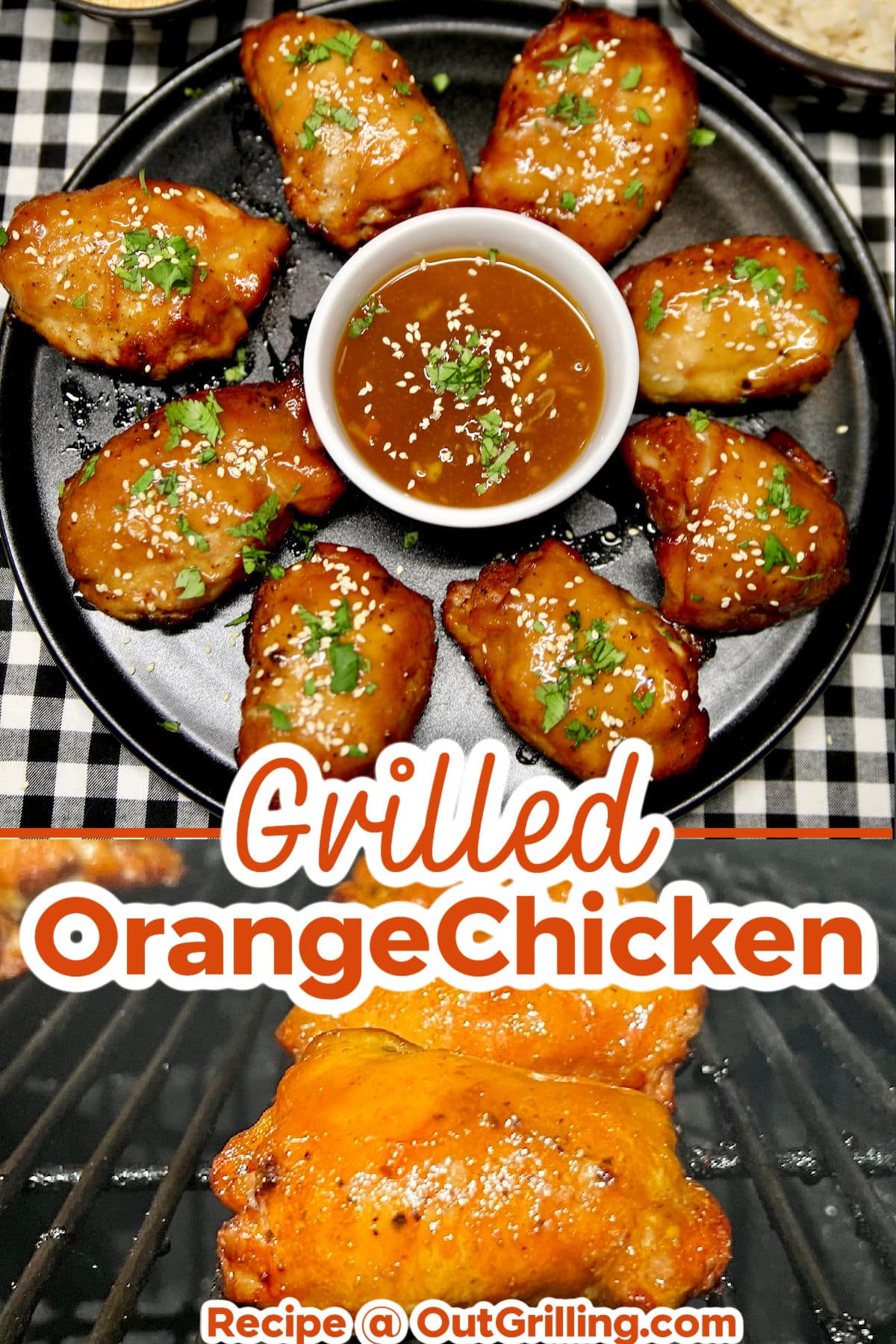 Grilled Orange Chicken - Out Grilling