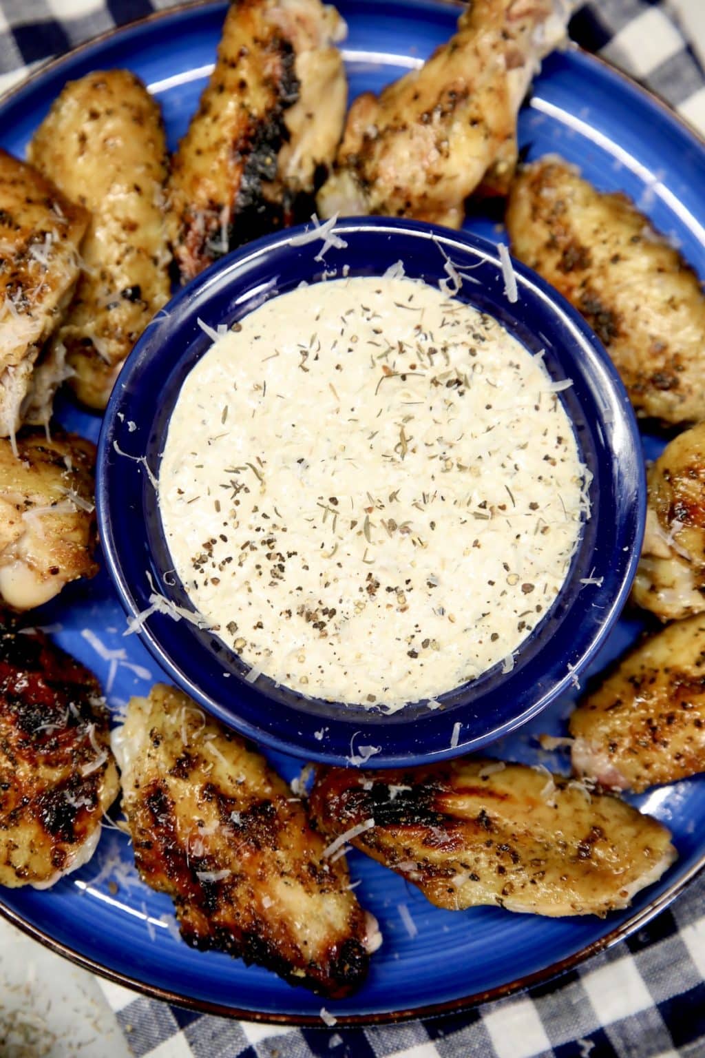 Garlic Parmesan Wing Sauce - Out Grilling