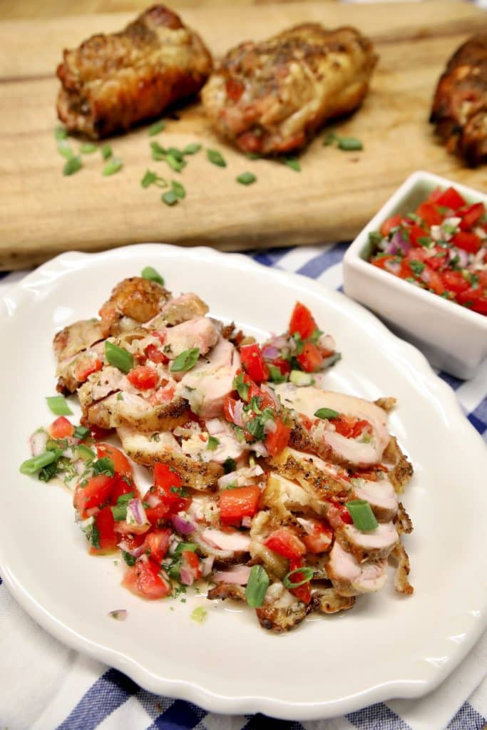 Pico de Gallo Chicken - Out Grilling